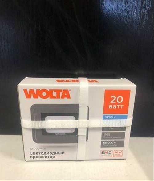 Светодиодный прожектор wolta WFL-20W/06 20Вт 5700К