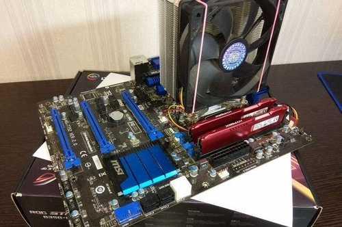 Intel i5 3570k + MSI Z77A-G45 + 8Gb HyperX + Башня
