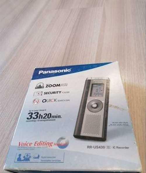 Цифровой диктофон Panasonic