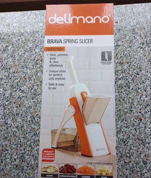 Овощерезка новая delimana brava spring slicer