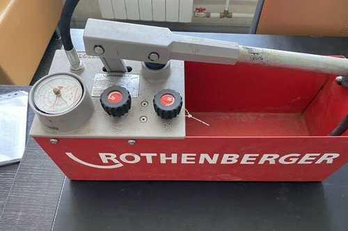 Ручной опрессовочный насос rp 50 s rothenberger