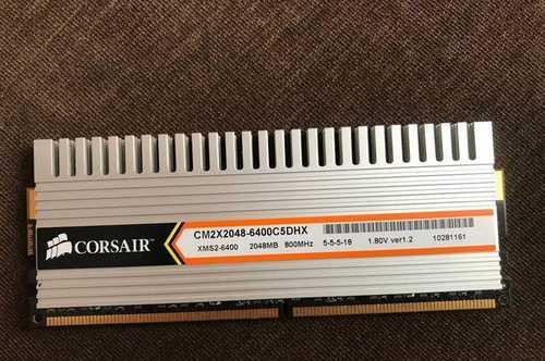 Оперативная память DDR2 corsair на 2 гб