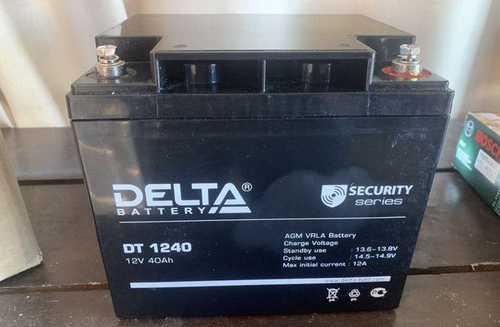 Аккумулятор delta Security DT 1240