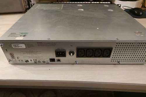 Ибп APC Smart-UPS SMC1000I-2U (с батареями)