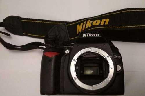 Nikon D40 body пробег 21100 кадров