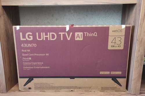 Новый Телевизор 43" LG 43UN70006LA