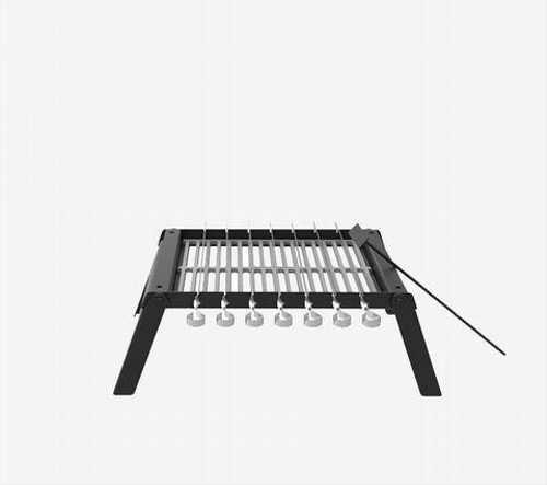 Подставка костровая с решеткой гриль Grillver