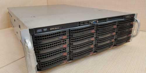 Сервер G5/3U/2xE5405/X7DWE/DDR2/HDD3.5/raid/2x800W
