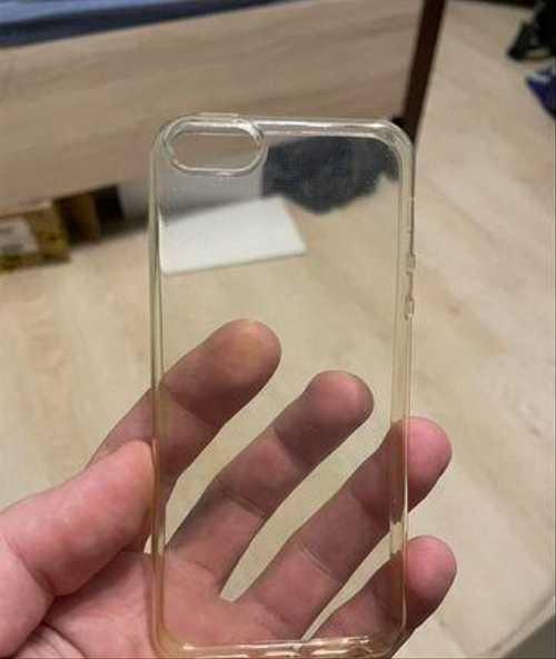 Чехол на iPhone 5c прозрачный