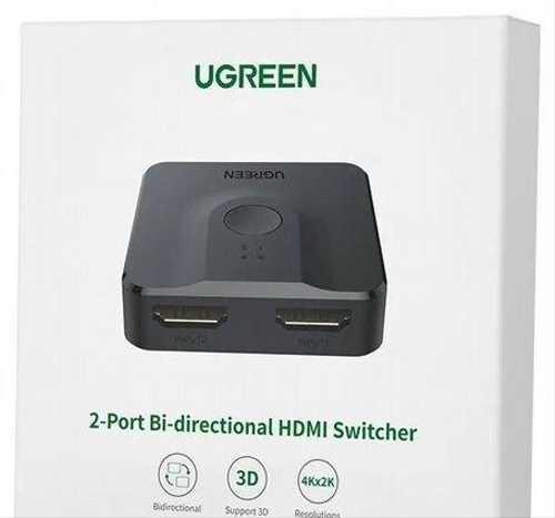 Разветвитель hdmi на 2 выхода/входа Ugreen CM217 4