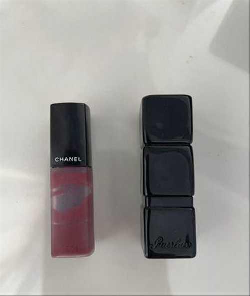 Guerlain помада, блеск Chanel, блеск Sleek