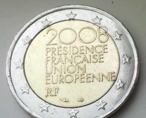 Монета 2Евро Франция 2008 Президенство в Евросоюзе