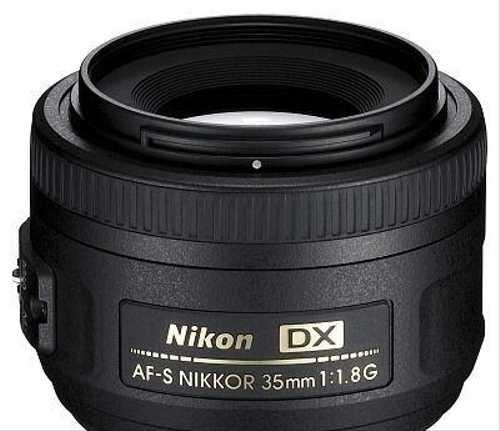 Фотообъектив Nikon 35mm f/1.8G AF-S DX