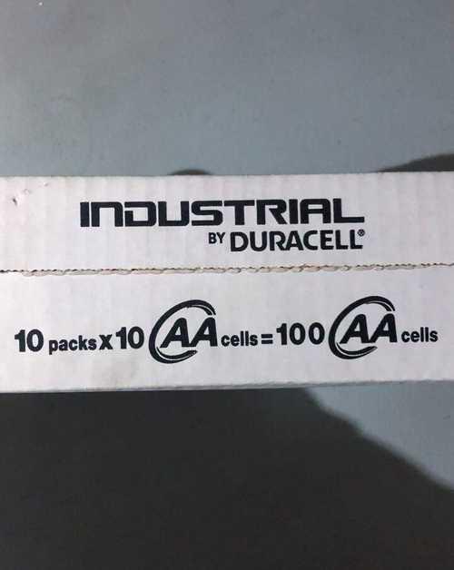 Батарейки Duracell industrial AA LR6 (пальчиковые)