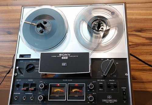 Катушечный магнитофон Sony TC-377, Japan, 1973г