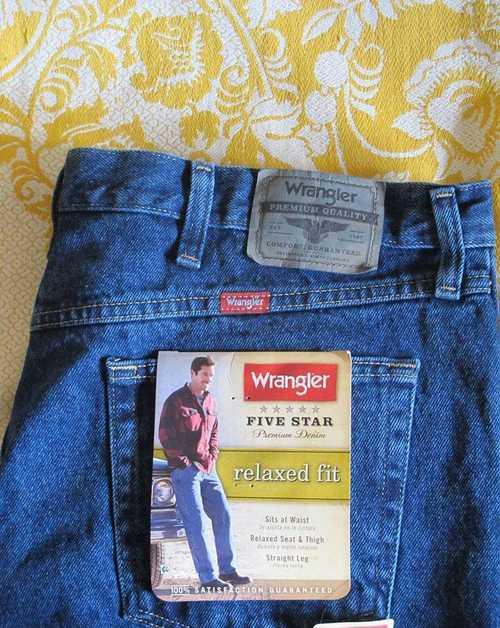 Новые джинсы Wrangler