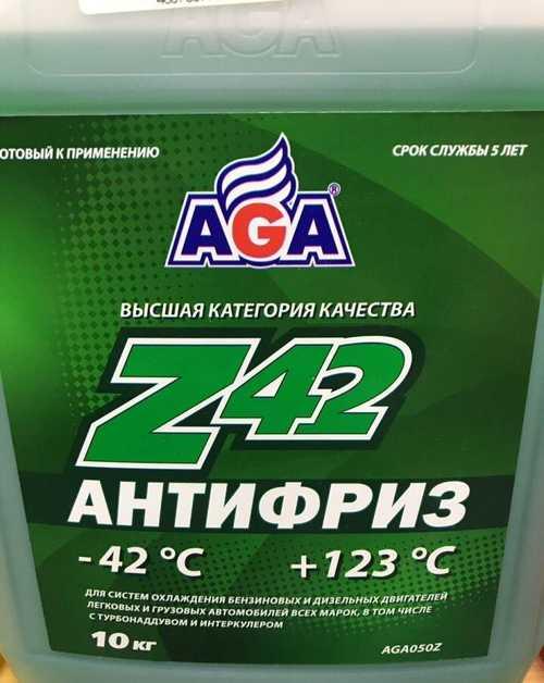 AGA Z42 Антифриз зелёный 10 кг