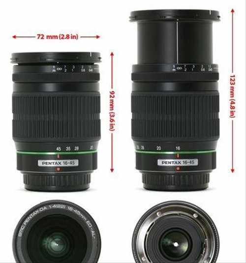 Pentax SMC DA 16-45mm f/4ED AL