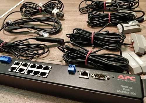 APC NetBotz rack monitor 200 контроллер датчиков