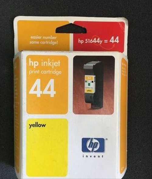 Картридж HP 51644Y желтый HP 44Y