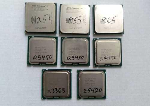 Процессоры AMD/Intel 4х ядерные