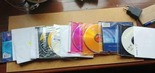 DVD-R и CD-R диски чистые, новые болванки