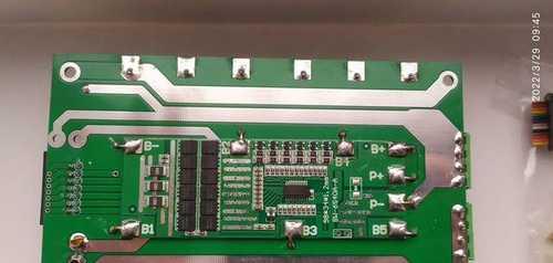 Плата заряда BMS 6S 40А с функцией балансировки