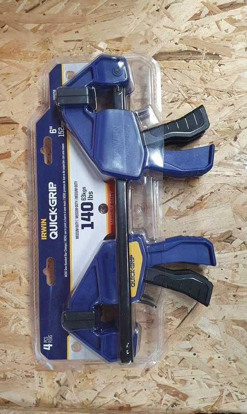Струбцины Irwin Quick Grip 152 мм 63кг