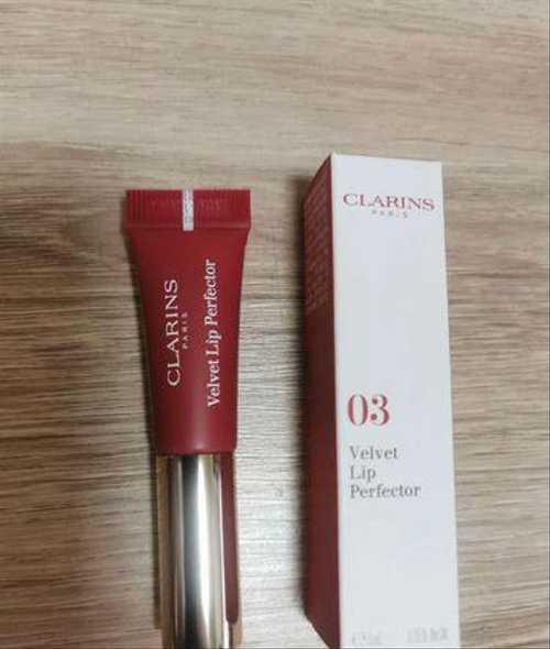 Clarins матовый бальзам для губ