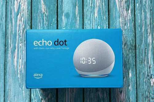 Amazon echo dot 4gen White with Clock