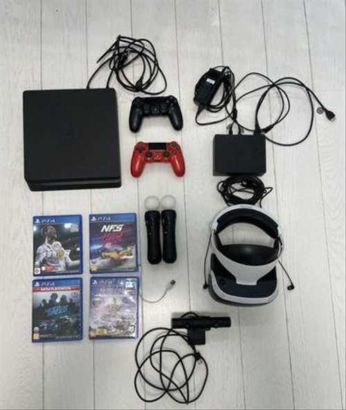 Sony Playstation 4 slim 500gb + VR Festima.Ru Мониторинг объявлений