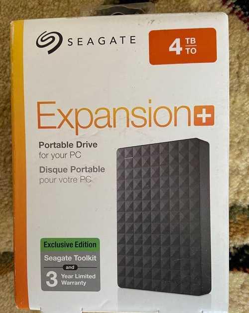 Внешний HDD Seagate Expansion+ Portable drive 4 тб