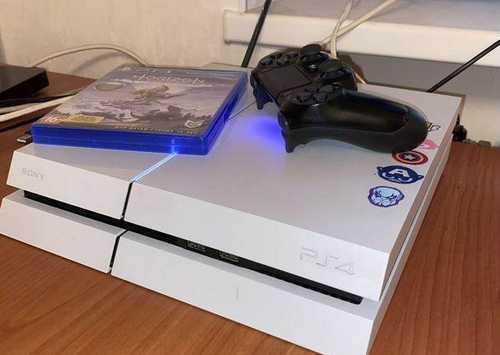 Sony PS4 fat белая (white)