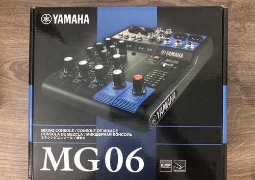 Микшерный пульт Yamaha MG 06