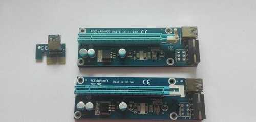 Райзер для видеокарт USB 3.0 Riser PCI-E 1X TO 16X