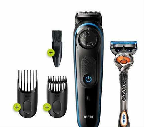 Триммер Braun BT3240 + Бритва Gillette + кассета