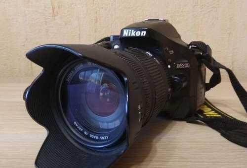 Nikon D5200+sigma 18-200