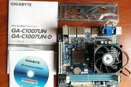 MB Gigabyte Mini ITX со встроенным Celeron и Video