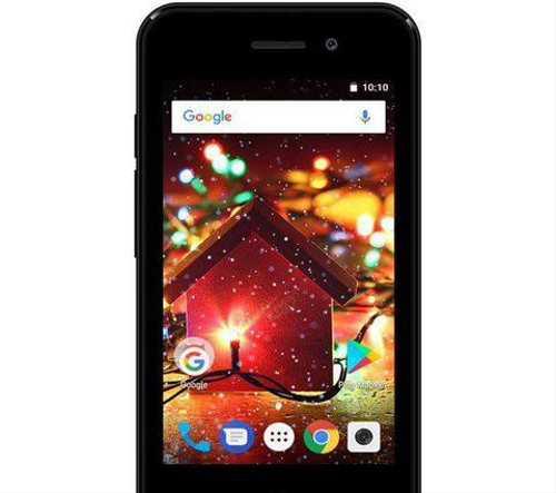 Телефон Смартфон Digma HIT Q401 3G 8Gb Black (HT40