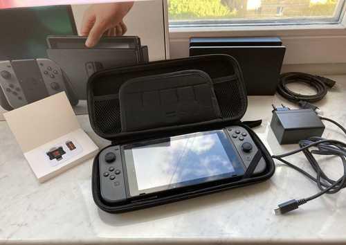 Nintendo Switch gray + SD 128Gb+ SX OS Pro Dongle