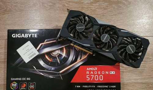 Gigabyte RX5700, 8Gb gddr6, коробка