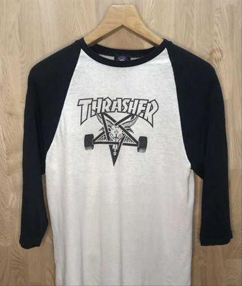 Лонгслив 3/4 футболка с длинным рукавом Thrasher