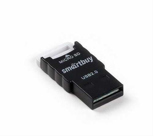 Картридер USB 2.0-micro SD, черный
