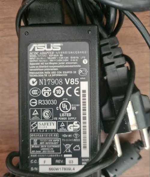 Зарядка для ноутбука Asus (з/у ADP-65JH) оригинал