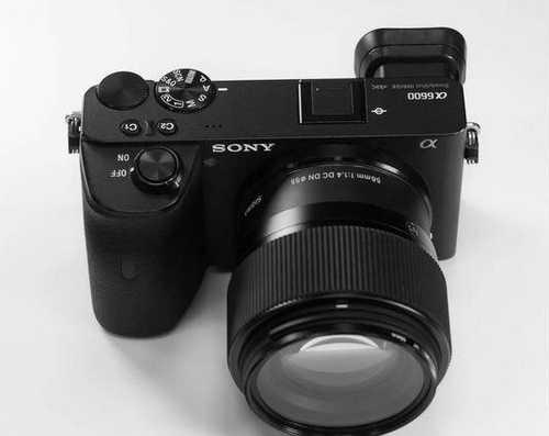 Фотоаппарат Sony a6600 + Sigma 56mm f/1.4