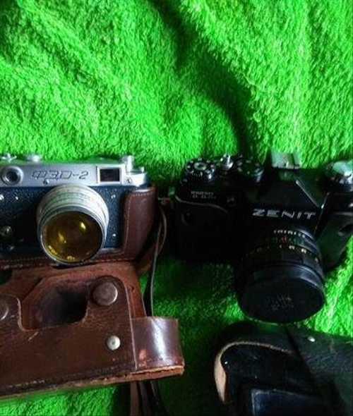 Фотоаппарат плёночный Зенит ттл и Фед 2