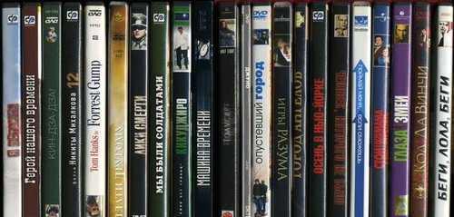 DVD с фильмами разные