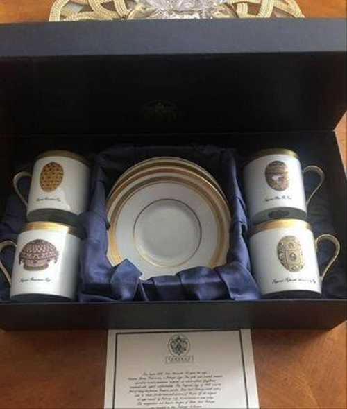 Набор чайных кофейных пар Faberge
