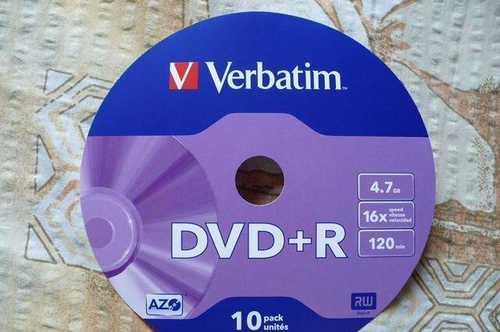DVD+R, Verbatim, 5 шт