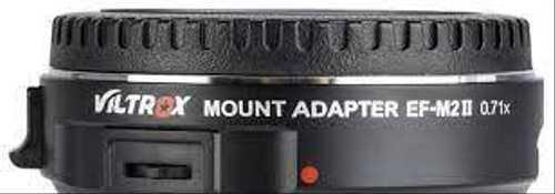 Viltrox mount adapter EF-M2 II 0.71x